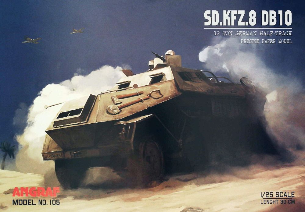 Deutsches Halbkettenfahrzeug Sd.Kfz. 8 DB10 - fentens Kartonmodellbau