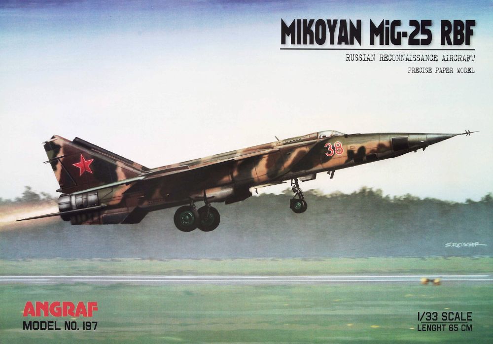 MiG-25 RBF - fentens Kartonmodellbau