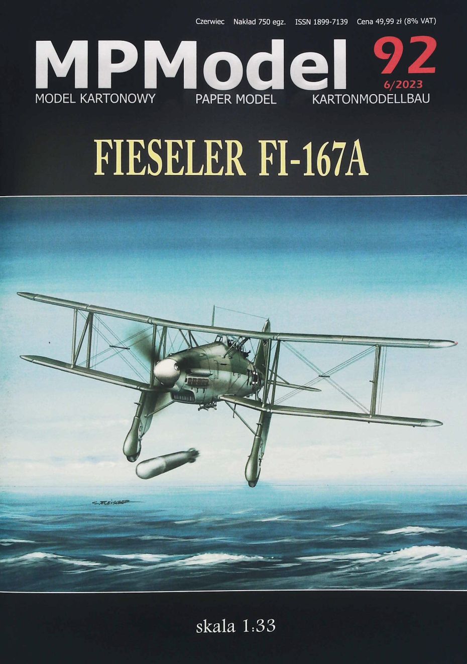 Fieseler Fi-167A - fentens Kartonmodellbau