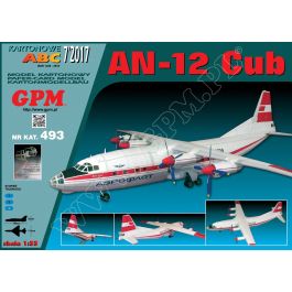 Antonow An-12 - fentens Kartonmodellbau