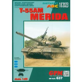 T-55AM Merida - fentens Kartonmodellbau