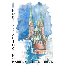 Marienkirche in Lübeck - fentens Kartonmodellbau